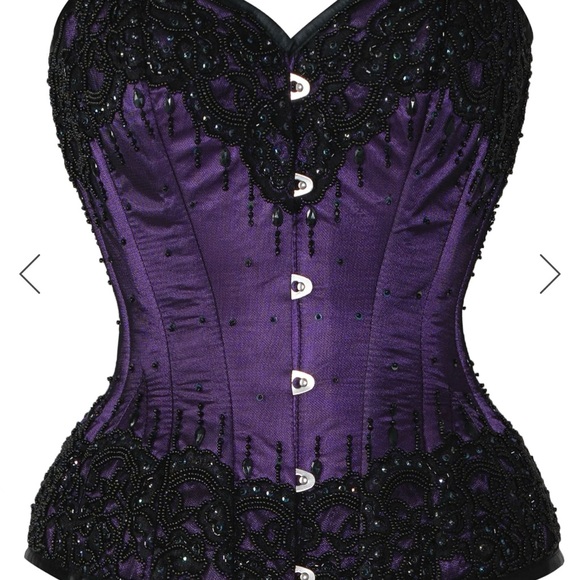 Corset Story | Intimates & Sleepwear | Corset Story Purple And Black ...